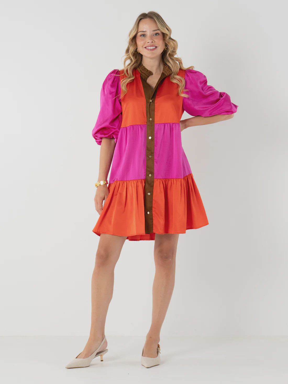 Emily McCarthy Venetian Colorblock Sadie Dress – Rebecca's of Clinton