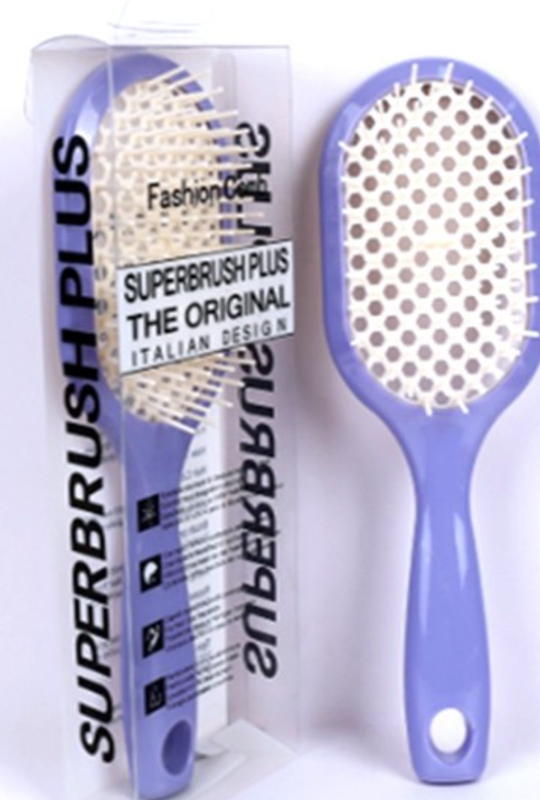 Zenana Tik Tok Superbrush Plus Detangling Hair Comb Lavender/White ...