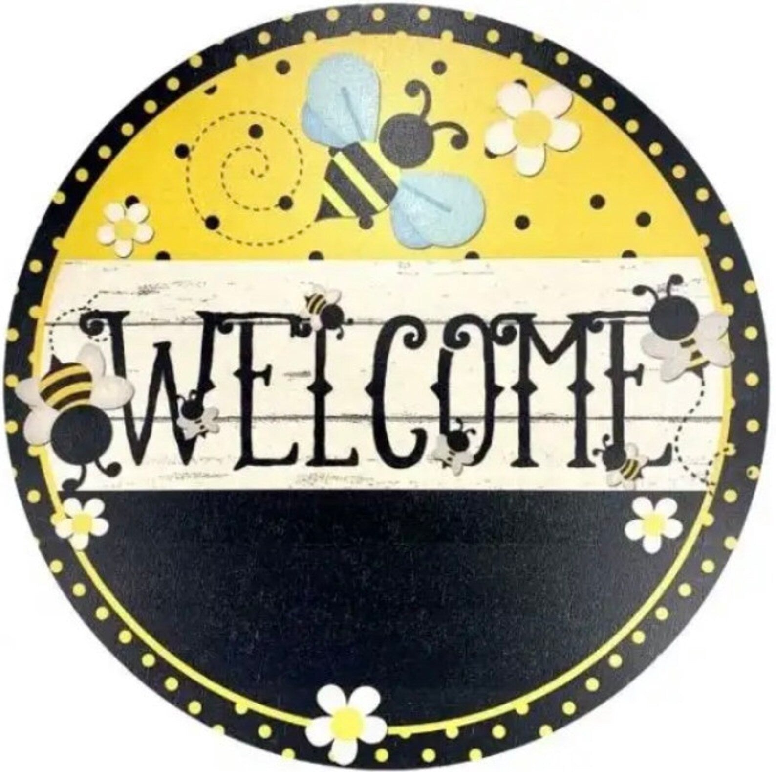 Round Bumblebee Welcome Decor – Rebecca's of Clinton